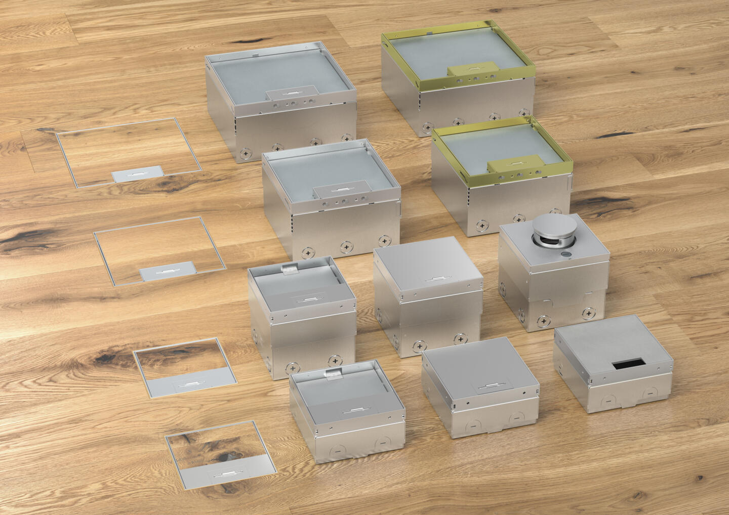 Floor sockets and floor boxes - Floor sockets and floor boxes | OBO