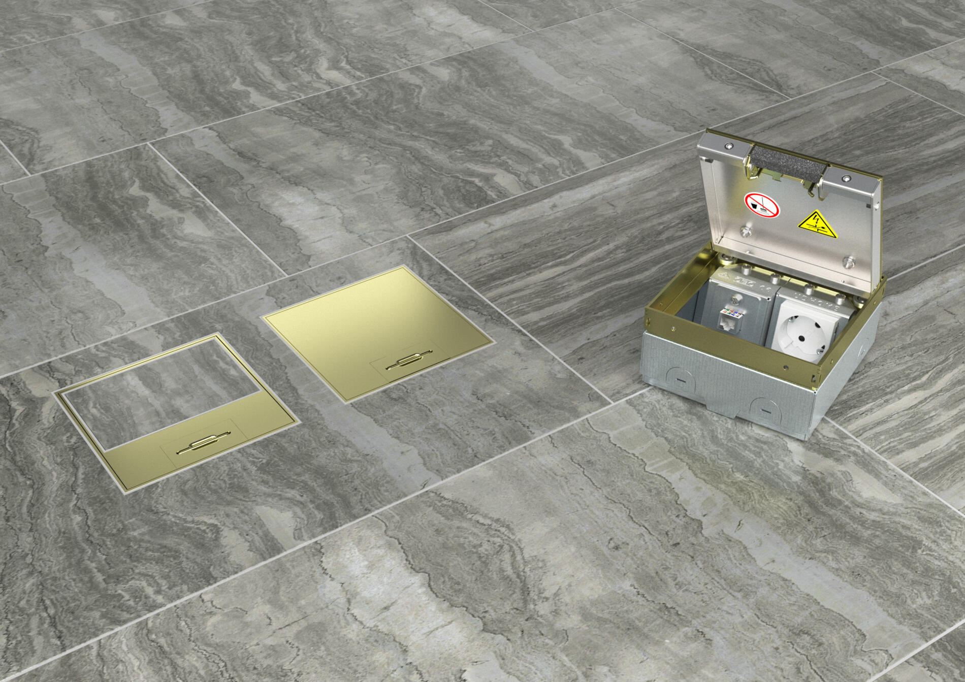 Bodensteckdosen und Bodentanks - Bodensteckdosen und Bodentanks | OBO