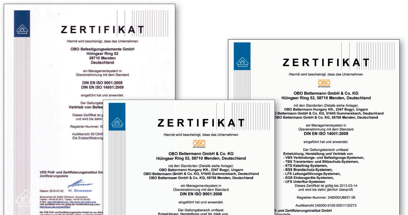 Zertifikate & Prüfzeichen erklärt 🔍 | OBO